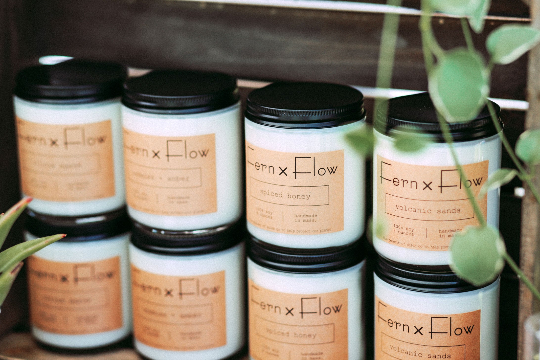 Fern x Flow Hand-Poured Soy Candles + Home Fragrance Events